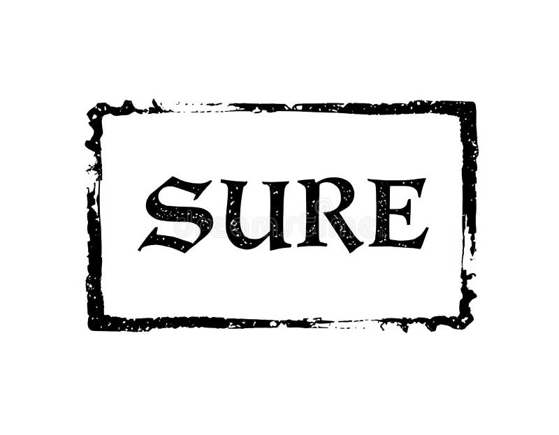 I`m sure stock illustration. Illustration of disgust - 122512815