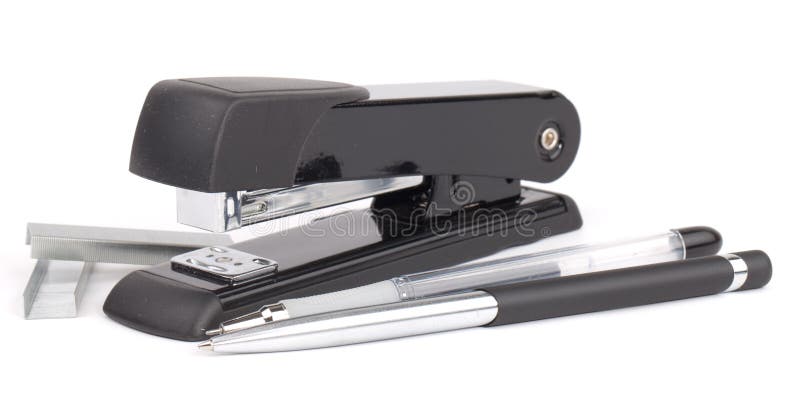 Black stapler stock photo. Image of object, fastener - 25473104
