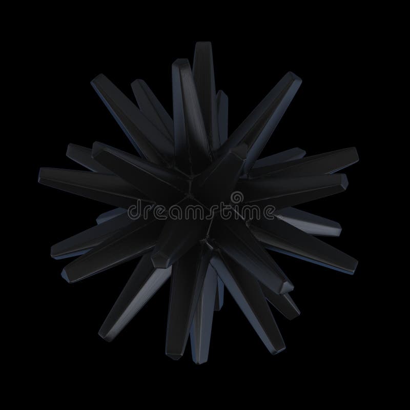Black star object stock image. Image of object, geometry - 83599385