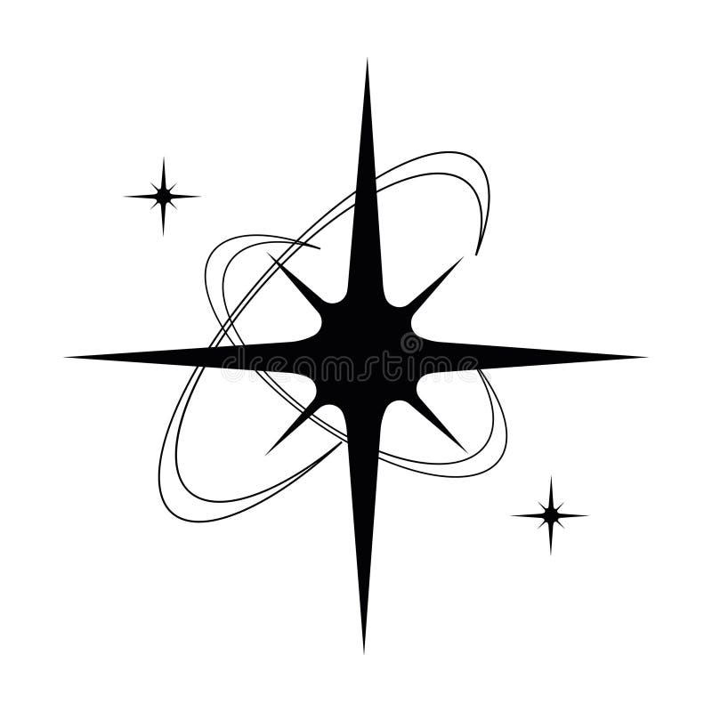 Black star silhouette icon stock vector. Illustration of shiny - 342740112