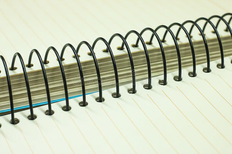 Black Steel Frame, Notebook Spine Stock Photo - Image of notebook ...