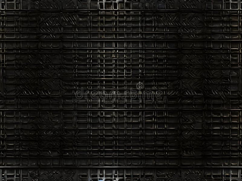 Black Steel Iron Grid Background Stock Illustration - Illustration of ...