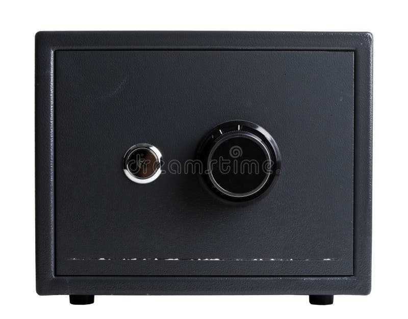 Black steel safe stock photo. Image of protect, password - 4660770