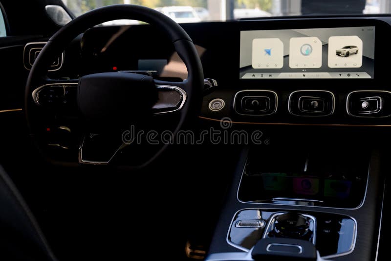 Black Steering Wheel, Automatic Transmission,control Display in a ...