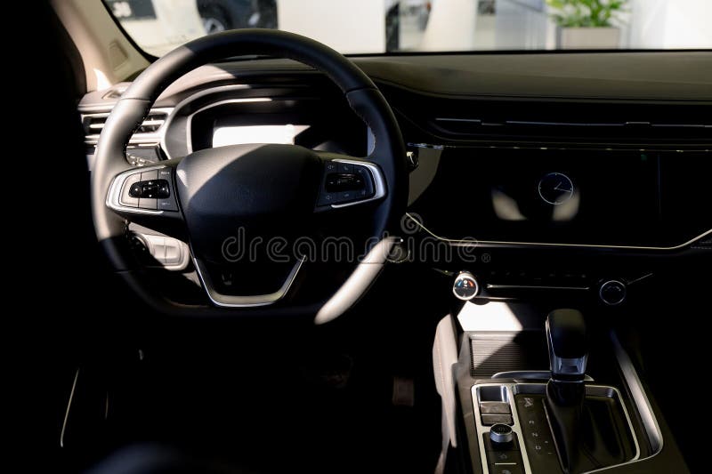 Black Steering Wheel, Automatic Transmission,control Display in a ...