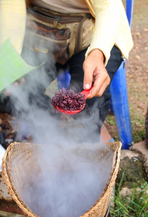 Black sticky rice stock photo. Image of vegetables, dessert - 21518204