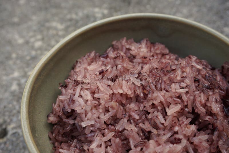 Black sticky rice stock photo. Image of food, diet, close - 93521238