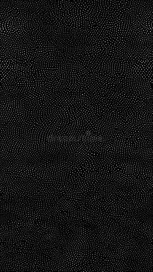 Black Stipple Dots with a Halftone Gradient on an Abstract Dark ...
