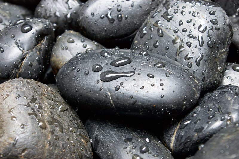 Black Stone Stock Images - Image: 15017774