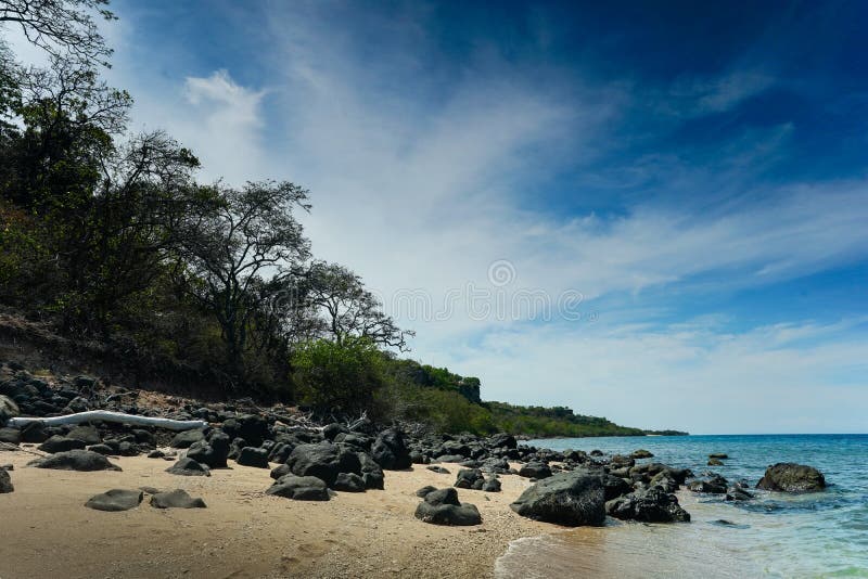 Black stone stock photo. Image of stone, indonesia, landacape - 264489136