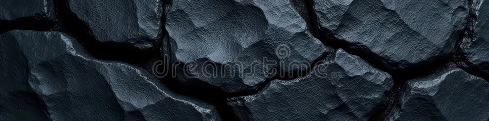 Black Stone, Coarse Grain, Deeply Shadowed Crevices , Dark, Wall ...