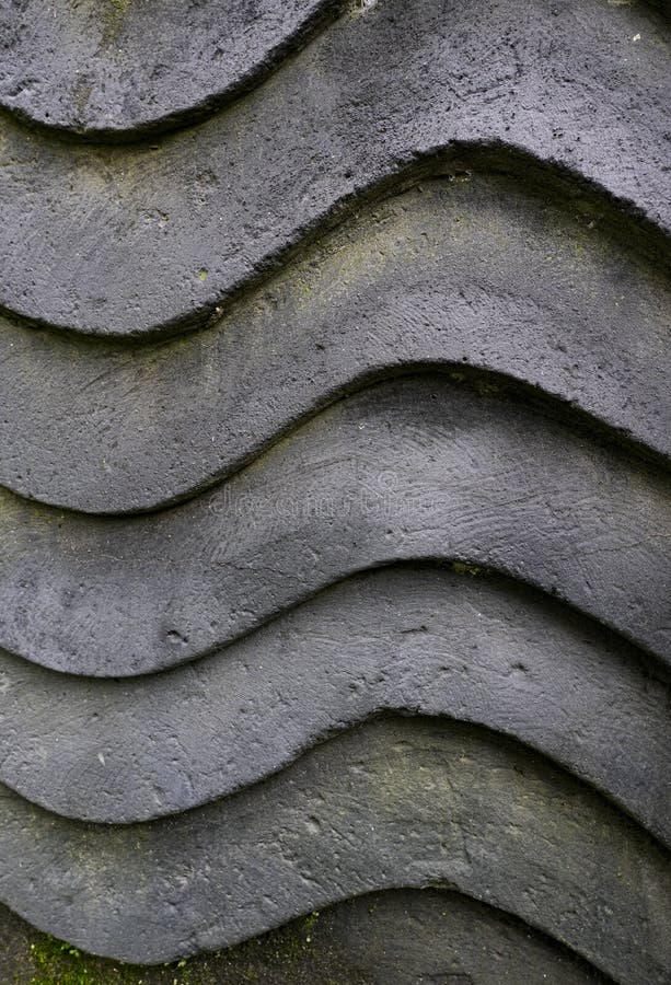 Black Stone in Horizontal Wave Pattern Design with Highlights Texture ...