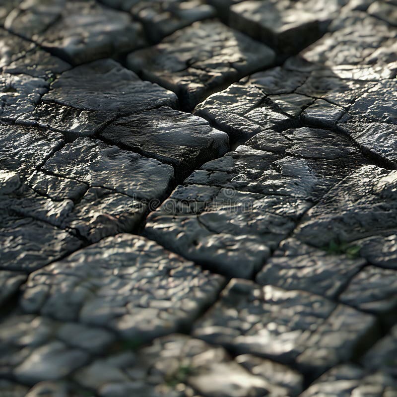 Black Stone Pathway Repeating Pattern Stock Illustration - Illustration ...