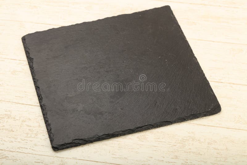 Black stone plate stock image. Image of white, restaurant - 112252435