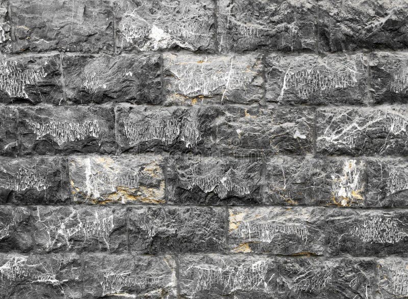 Black stone wall stock image. Image of pattern, background - 12582179