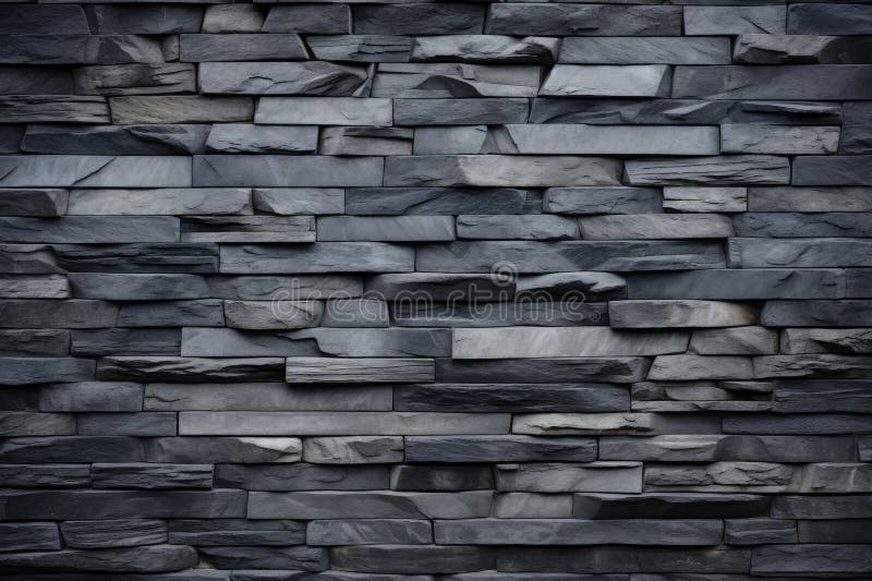 Black Stone Wall stock illustration. Illustration of clear - 309882628