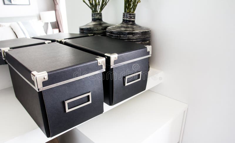 592 Black Cardboard Storage Boxes Stock Photos - Free & Royalty-Free ...