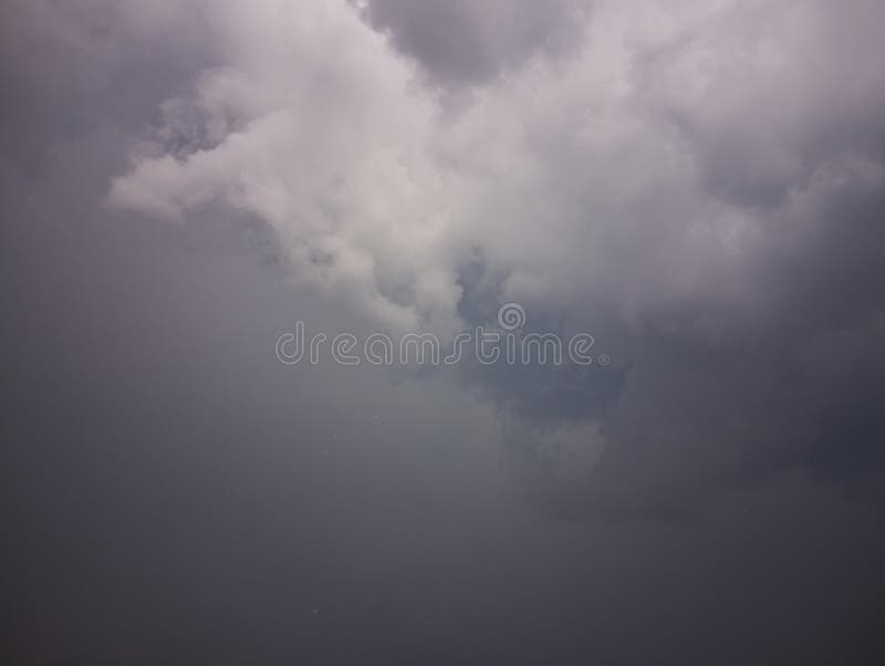 Black Storm Cloud Background, Poplar Fluff Seeds Fly in the Black Sky ...