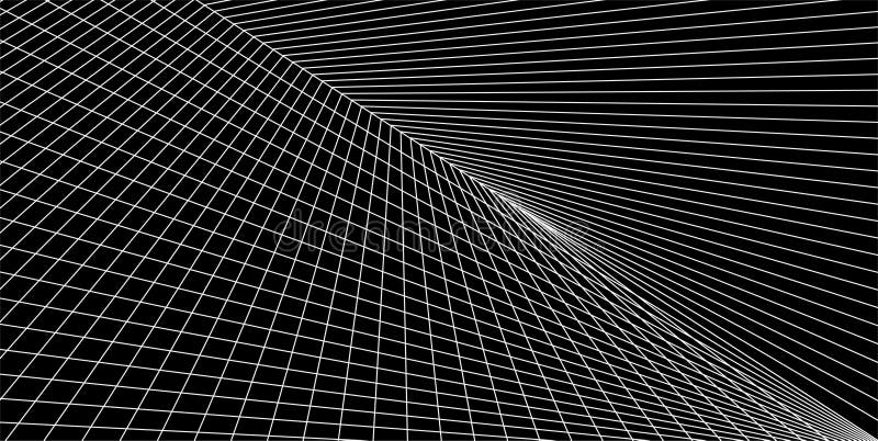 Black Straight Grid Line Abstract Background Stock Illustration ...