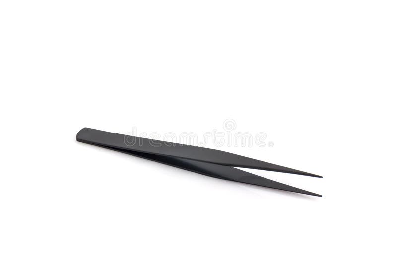 Black Straight Tweezers Plastic Model Stock Photos - Free & Royalty ...