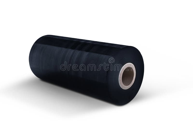 Black stretch film stock photo. Image of polythene, plastic - 84943928