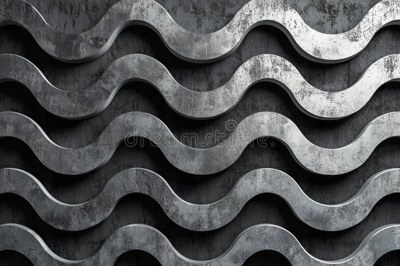Black Structure in a Decorative Plaster Pattern Stock Image - Image of ...