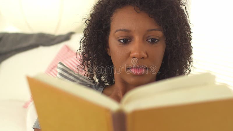 Black Student Researching Biotechnology in an University Library Stock ...