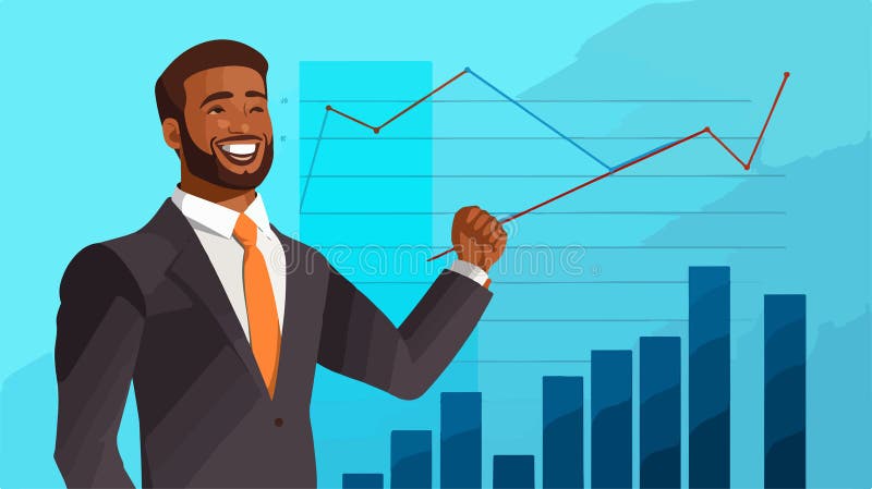 Black Success Graph Design stock vector. Illustration of design - 345279807