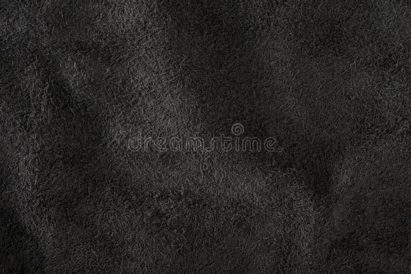 Black Suede Close-up. Natural Black Suede Texture for Design or Project ...