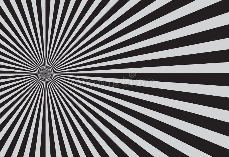 Black Sunburst Pattern. Vector Illustration Stock Vector - Illustration ...