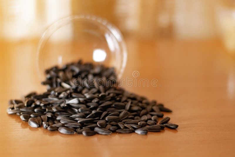 Black sunflower seeds stock photo. Image of kernel, cooking - 154324240