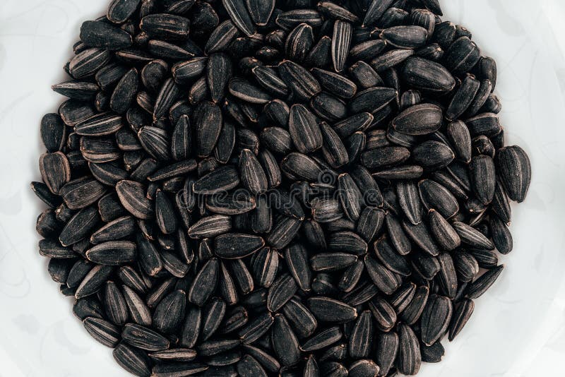 Black Sunflower Seeds Texture Background Stock Photo - Image of texture ...