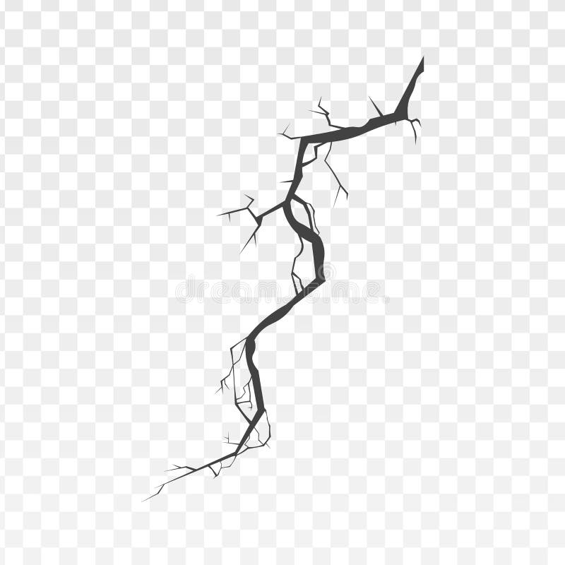 Black Surface Crack Set with Holes and Broken Ground Texture Stock ...