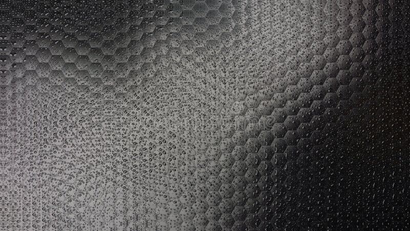 Black Surface Humid Water Drops Abstract Background Shapes Textured ...