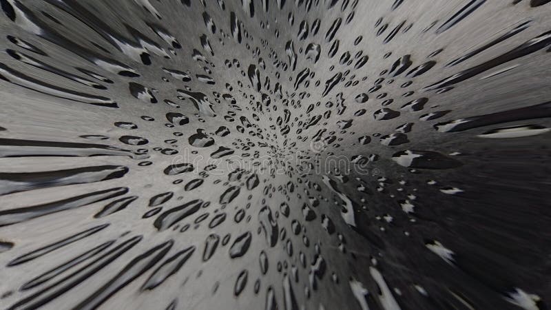 Black Surface Humid Water Drops Abstract Background Shapes Textured ...