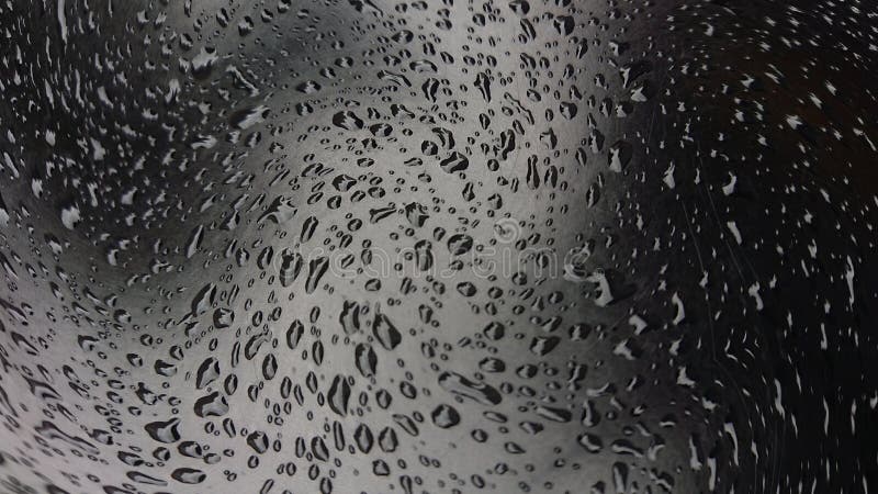 Black Surface Humid Water Drops Abstract Background Shapes Textured ...