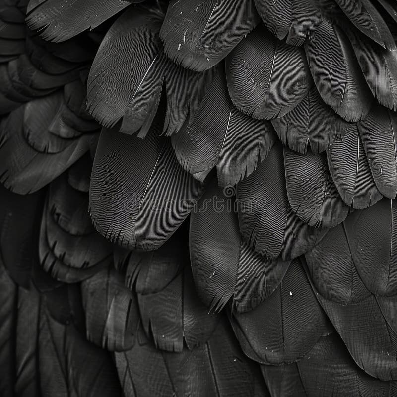 Black Swan Feathers Background, Black Plume Pattern, Wings Feather ...