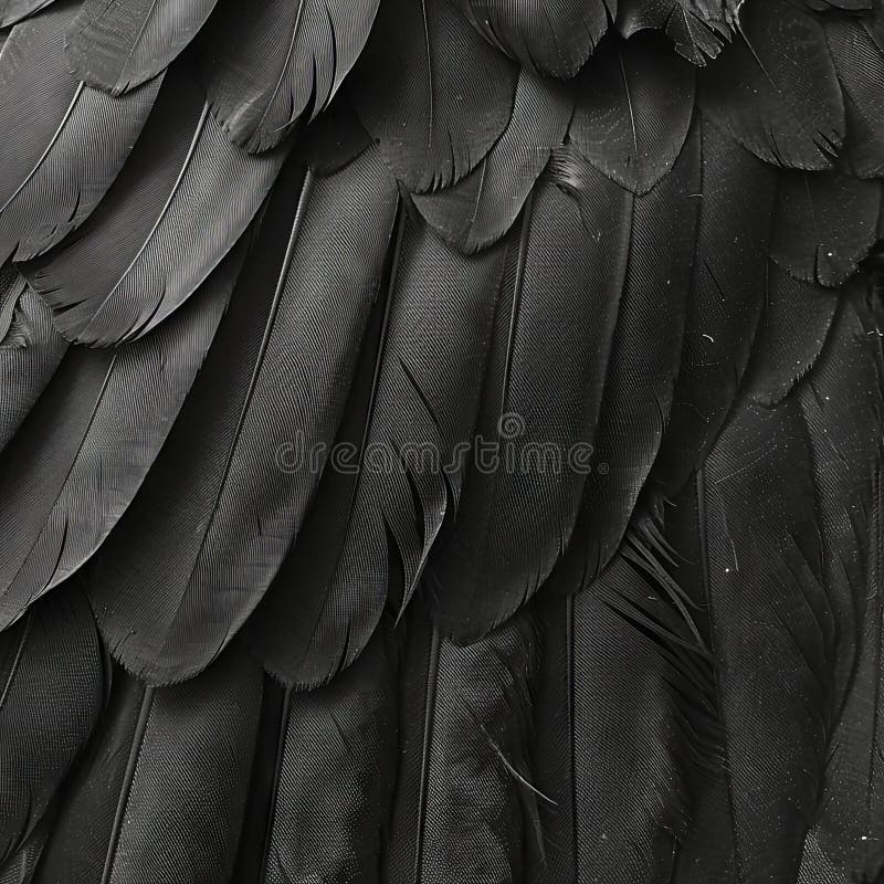 Black Swan Feathers Background, Black Plume Pattern, Wings Feather ...