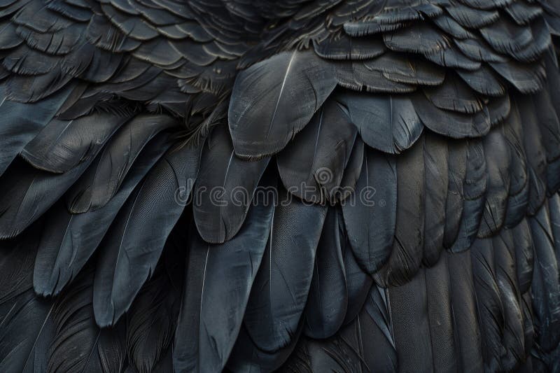 Black Swan Feathers Background, Black Plume Pattern, Wings Feather ...