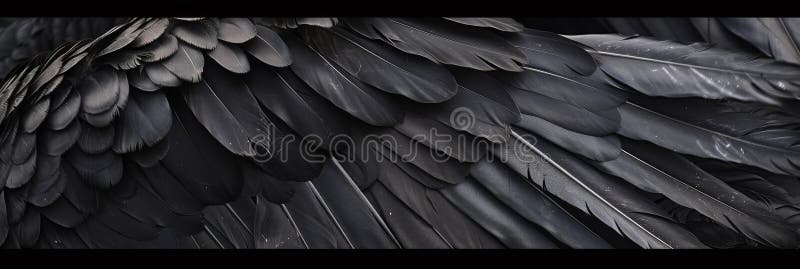 Black Swan Feathers Background, Black Plume Pattern, Wings Feather ...