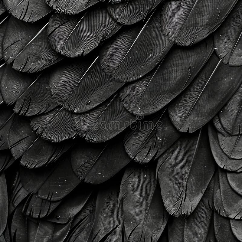 Black Swan Feathers Background, Black Plume Pattern, Wings Feather ...