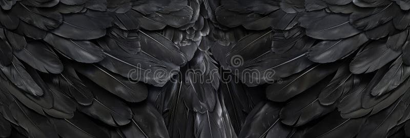 Black Swan Feathers Background, Black Plume Pattern, Wings Feather ...