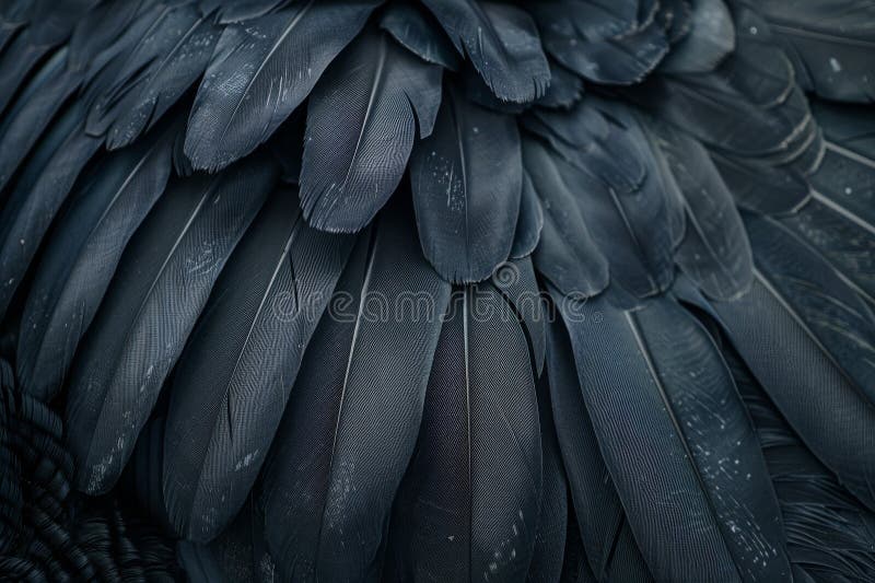 Black Swan Feathers Background, Black Plume Pattern, Wings Feather ...
