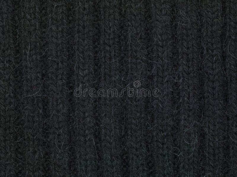 Black Sweeter Fabric, Close Up Stock Photo - Image of design, home ...
