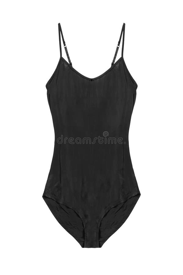 Black swimsuit isolated stock image. Image of shopping - 181277057