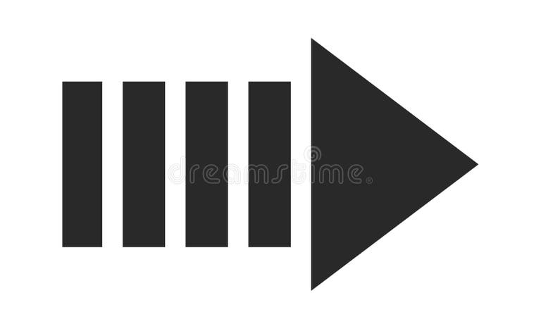Black Swipe Arrow Geometric Design Stock Vector - Illustration of arrow ...