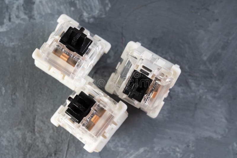 A Black Switch Mechanical Keyboard Stock Photo - Image of accessory ...