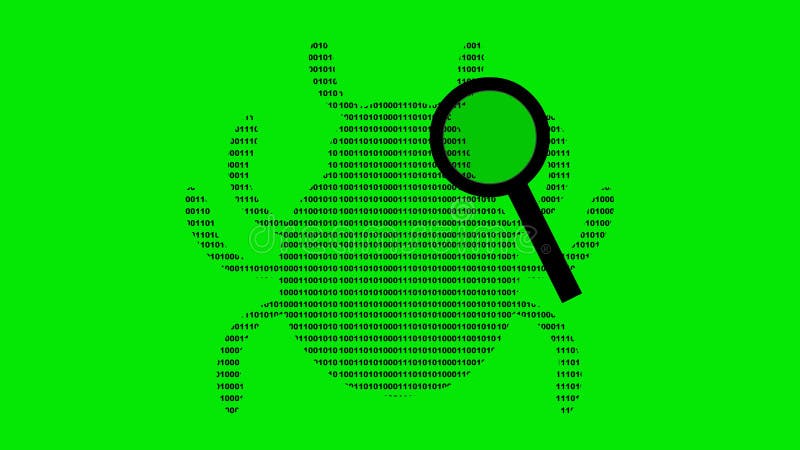 Black Symbol Analyzing Pc Bug Error or Virus Concept Stock Video ...