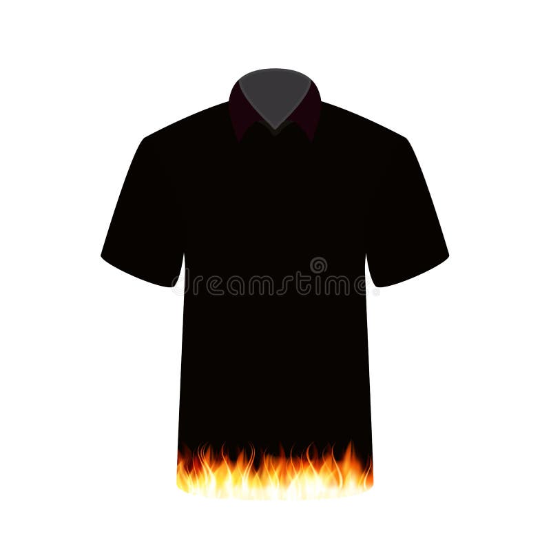Burning Flame of Fire Sale Background. Vector Illustration Stock ...
