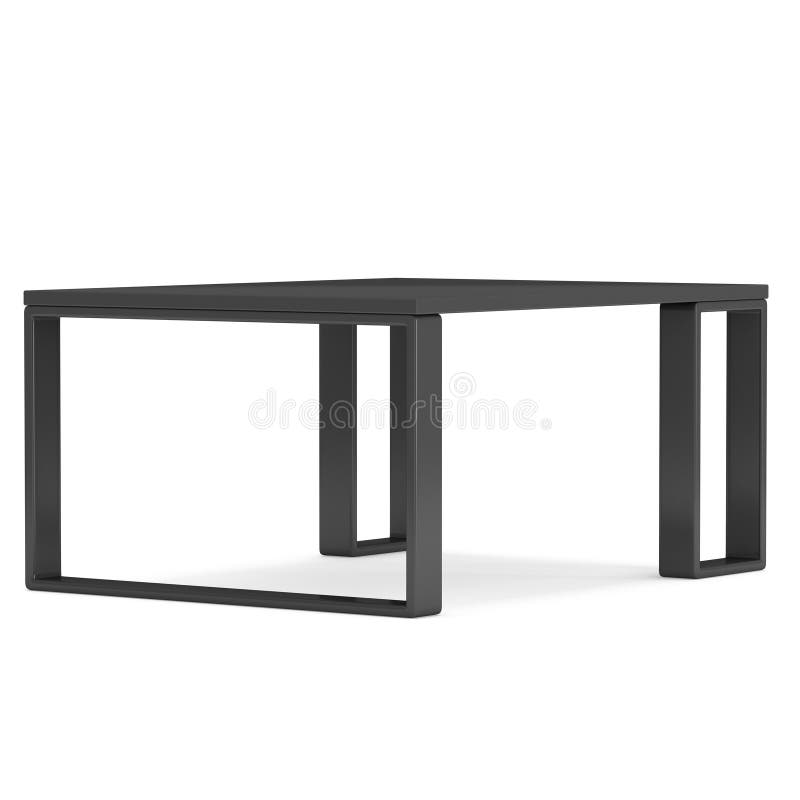 Black Table 3D stock illustration. Illustration of empty - 84293400